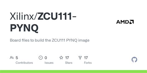 GitHub Xilinx ZCU111 PYNQ Board Files To Build The ZCU111 PYNQ Image