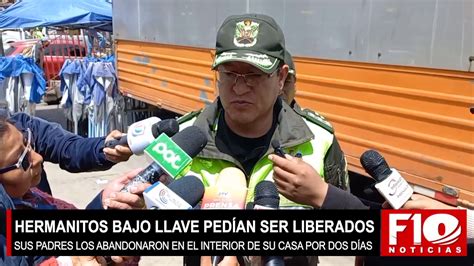 CON GRITOS DE AUXILIO Y SIN ALIMENTOS DOS NIÑOS DE 8 Y 2 AÑOS FUERON