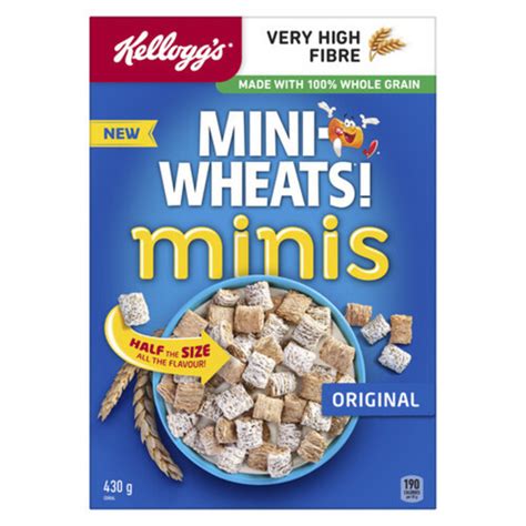 Kelloggs Mini Wheats Cereal Original 430 G Voilà Online Groceries