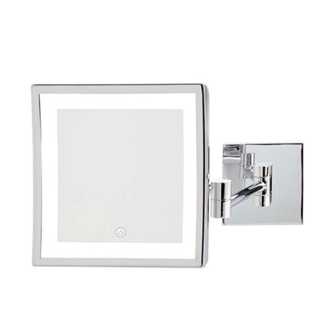 Jerdon JRT CLD LED Lighted Wall Mount Mirror Extends