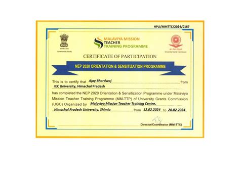 Ajay B On Linkedin Participated In Nep 2020 Orientation And Sensitization Programme Under