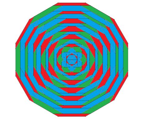 hexagon 12 gons art geometric drawing regular polygon hexagon