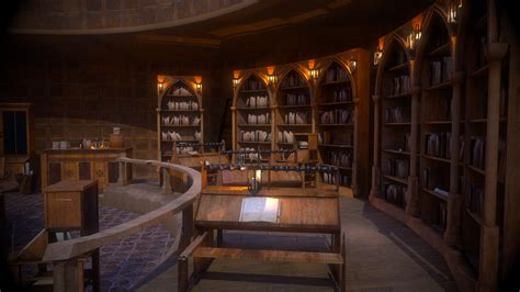 Medieval Library Model Pack Rustic Low Poly 3d Model Blender Market