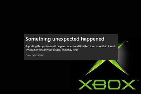 Error Code 0x801901f4 On Xbox 4 Quick Ways To Fix It