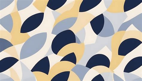 Abstract Geometric Background Featuring A Repeating Pattern Of Overlapping Circles In Shades Of