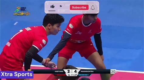 Kabaddi Girls Final Haryana Vs Maharashtra Khelo India Youth Games