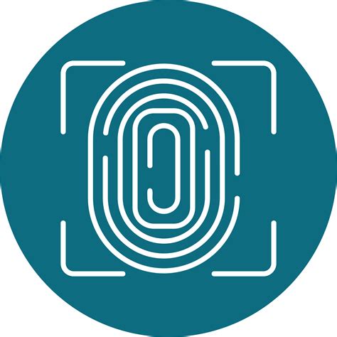 Touch Id Vector Icon 20427464 Vector Art At Vecteezy