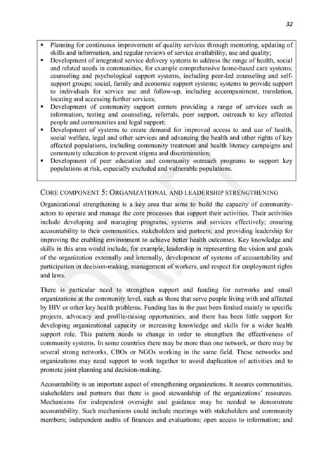 11 Community Systems Strengthening Framework Updated Nov 2011 Pdf