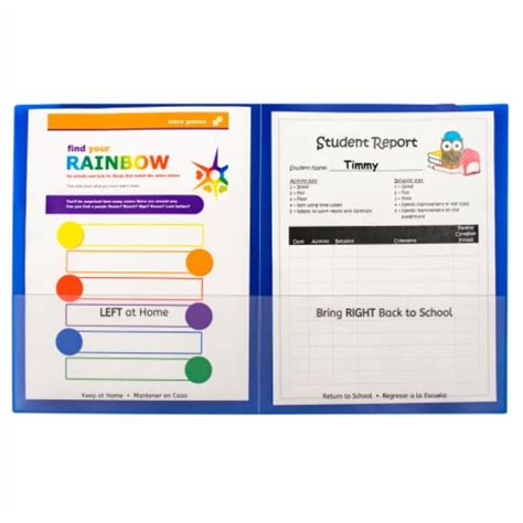 C Line Products 25ct Classroom Connector Folders Orange Box Of 25