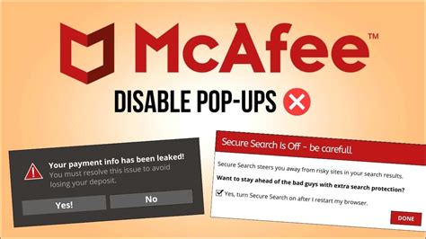 How To Get Rid Of McAfee Pop Ups