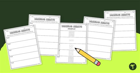 Drawing Arrays Worksheet Pack Teach Starter Worksheets Library