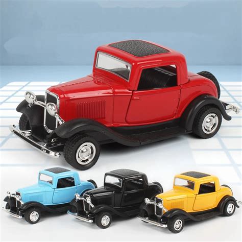 Brand New Deals Antique Classic Car 136 Scale Alloy Pull Back Model