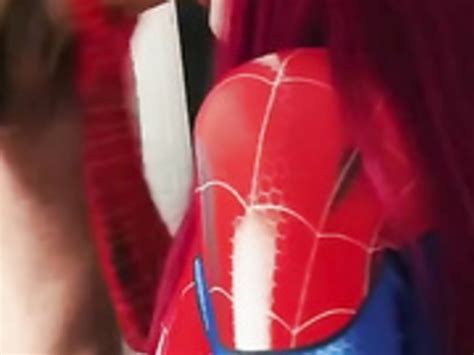 Hailey Queen Blowjob Spiderman