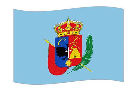 페루의 행정 구역 인 Cajamarca 부서의 깃발을 흔들고 있습니다 벡터 일러스트 레이 션입니다 개념에 대한 스톡 벡터 아트