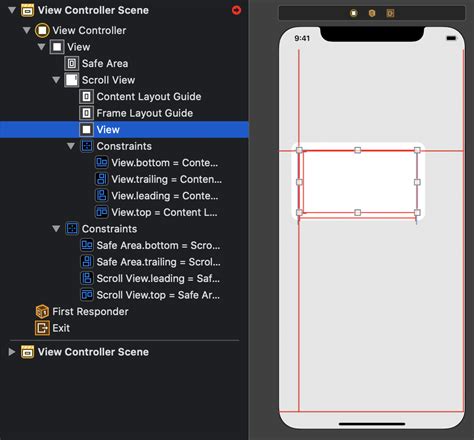Xcode Scrollview