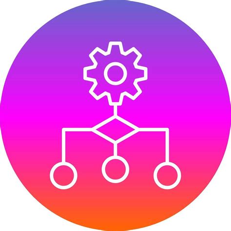Algorithm Line Gradient Circle Icon 43537118 Vector Art At Vecteezy