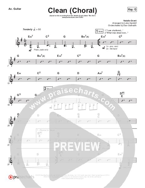 Clean Choral Anthem Satb Acoustic Guitar Sheet Music Pdf Natalie