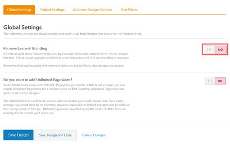 Tutorial How To Remove Everwall Branding From Social Media Hubs — Everwall