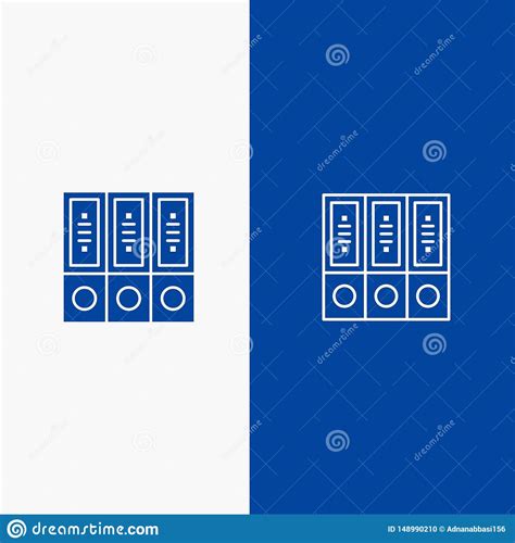 Files Archive Data Database Documents Folders Line And Glyph Solid