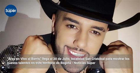 Área En Vivo Al Barrio” Llega Al 20 De Julio Localidad San Cristóbal