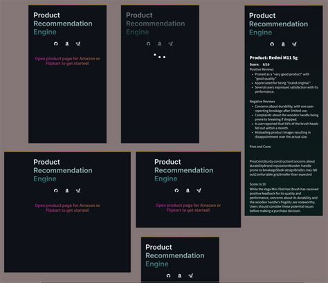 Product Recommendation Engine Figma