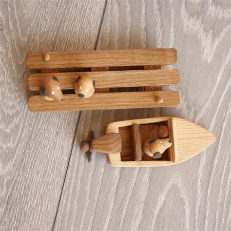 Wooden Toy Pier Toy Dock Wooden Toy Pool Toy Sea Toy Etsy