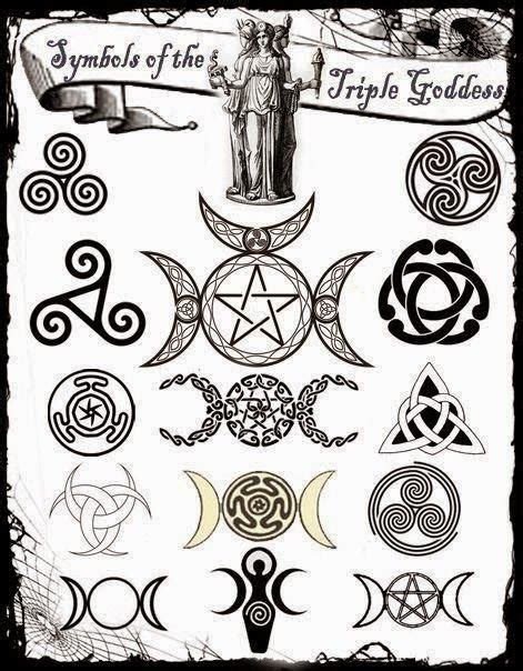 ALGUNS SÍMBOLOS IMPORTATES NA BRUXARIA Wicca Bruxaria Amino