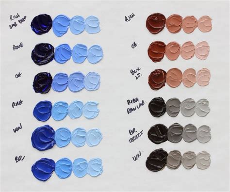 Pin by Cátia Dall Agnol on lindos in Color mixing Oil painting techniques Skin color