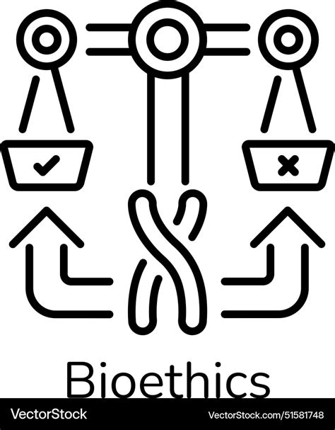 Bioethics Royalty Free Vector Image Vectorstock