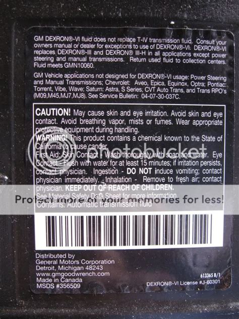 Dexron Vi Backward Compatibility Bobistheoilguy