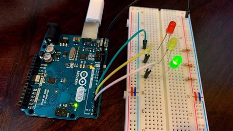 Arduinoda Svetofor Traffic Light By Arduino YouTube