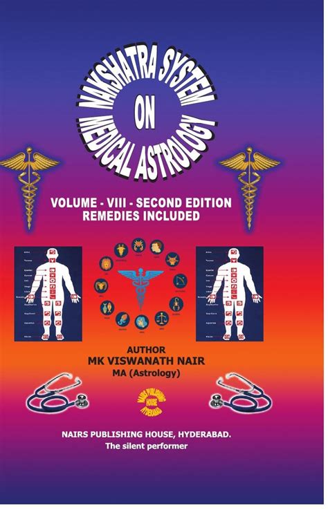 Nakshatra System On Medical Astrology Vol Viii Mk Viswanath Nair Books