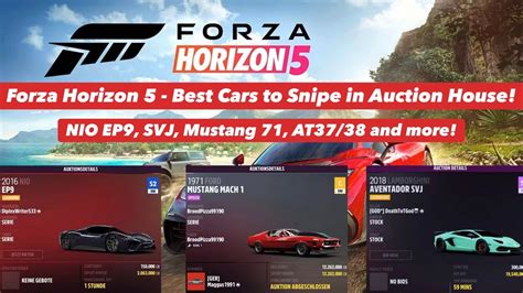 Forza Horizon 5 Best Cars To Snipe In Auction House YouTube