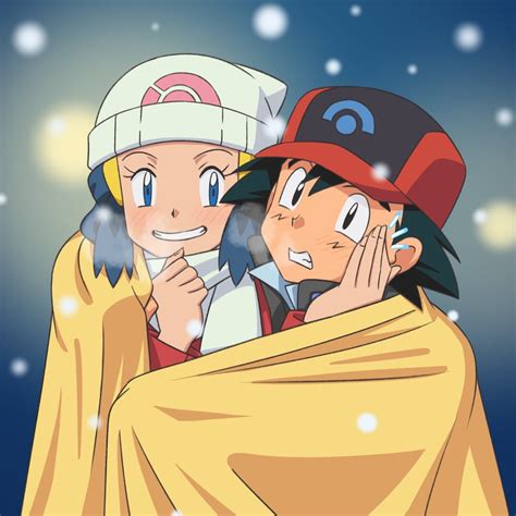 Dawn And Ash Ketchum Pokemon And More Drawn By Miraa Chikurin Danbooru