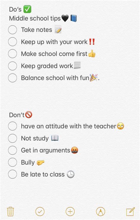 Pin By Maya On School Middle School Hacks School List Make School