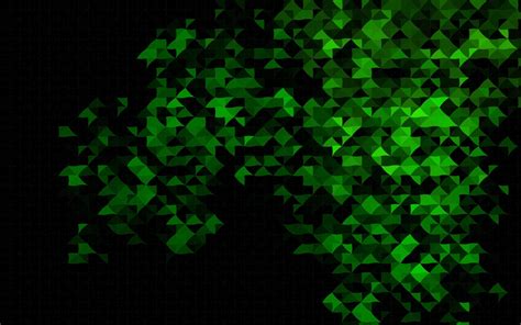 Dark Green Vector Layout With Lines Triangles 12222844 Vector Art At