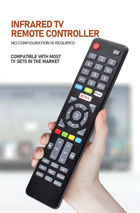 Universal Smart Infrared Tv Remote Control For Jvc Tekno
