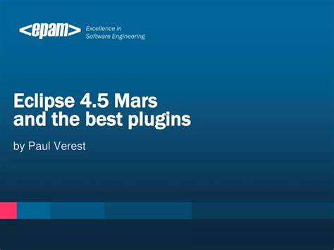 ppt eclipse 4 5 mars and the best plugins powerpoint presentation