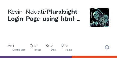 Github Kevin Nduatipluralsight Login Page Using Html And Css