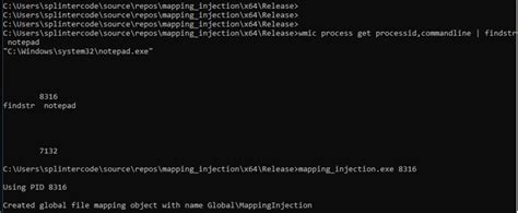 Mapping Injection Just Another Windows Process Injection