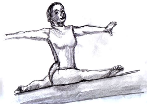Gymnast Girl Draw By Kbd12 On DeviantArt