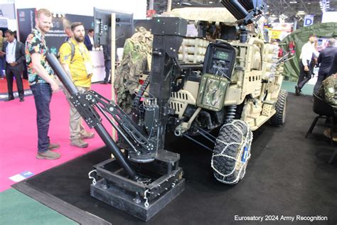 French Special Forces Select Spanish Made Alakran 81 Mm Mortar Mounted