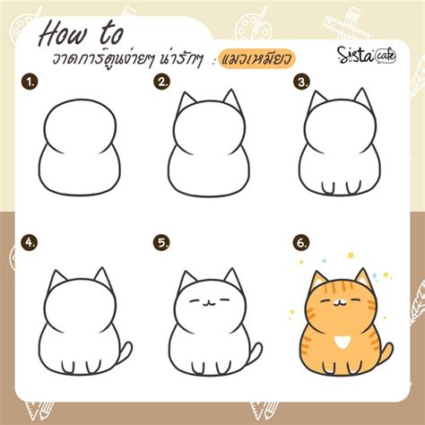 How To วาดการ์ตูนง่ายๆ น่ารักๆ