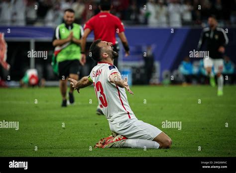 Doha Qatar 6 Feb 2024 Afc Asian Cup Qatar 2023 Semi Final Jordan 2