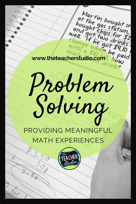 Providing Quality Math Problem Solving Experiences The Teacher Studio