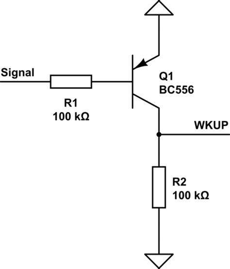 Inverting Interrupt Edge Stm32 Wake Up Pin Electrical Engineering