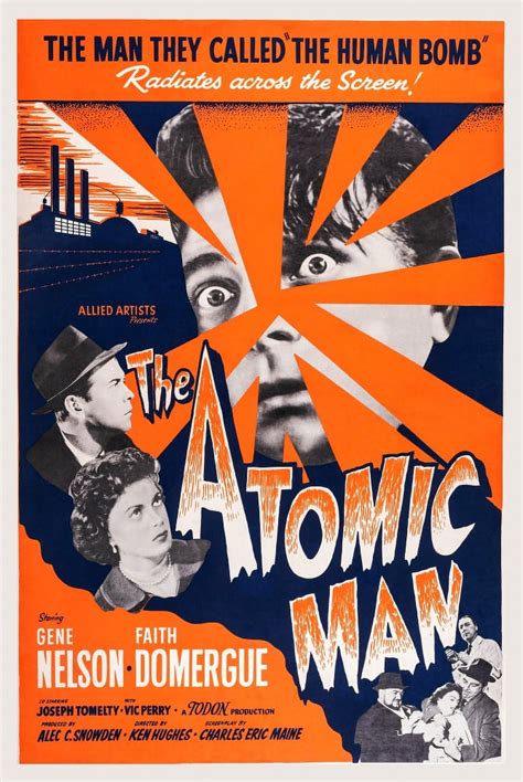 The Atomic Man Aka Timeslip Us Poster Art Left From Top Gene Nelson