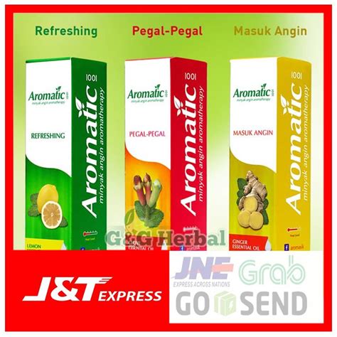 Minyak Angin Herbal Aromatic 1001 Untuk Pegalrefreshing Aromatic