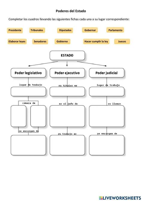 Poderes Del Estado Dinamicas En Clase Tecnicas De Enseñanza