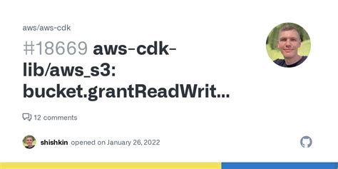 Aws Cdk Libawss3 Bucketgrantreadwrite Missing Putobject Actions
